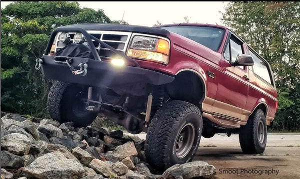 92-96 Bronco Front Winch Bumper | RockSolid Series (PF820) – ProtoFab